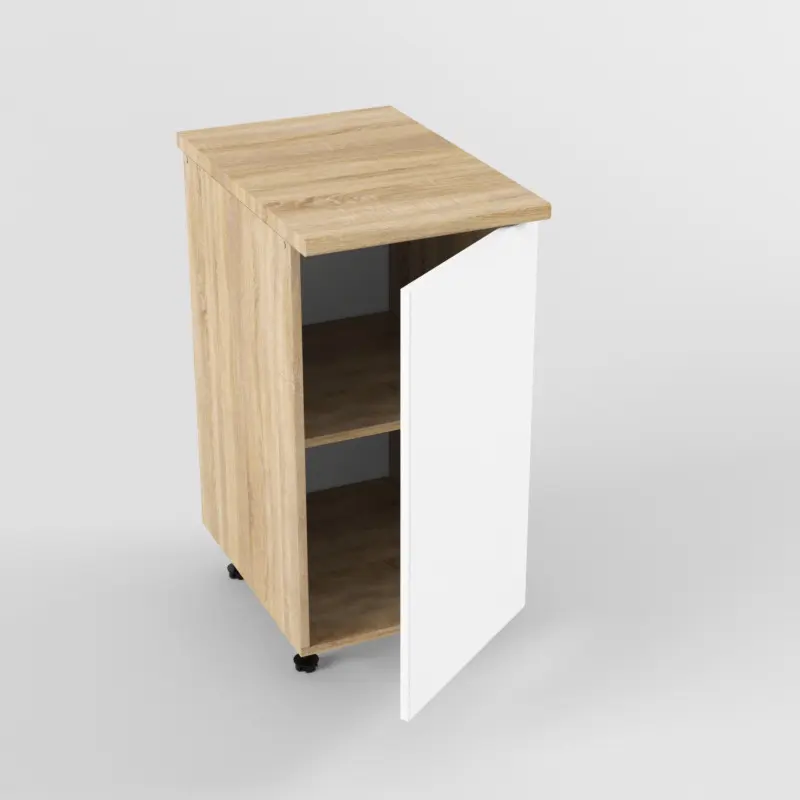 Шкаф нижний 400 Тальк купить в интернет магазине — Фабрика «Уютная Кухня